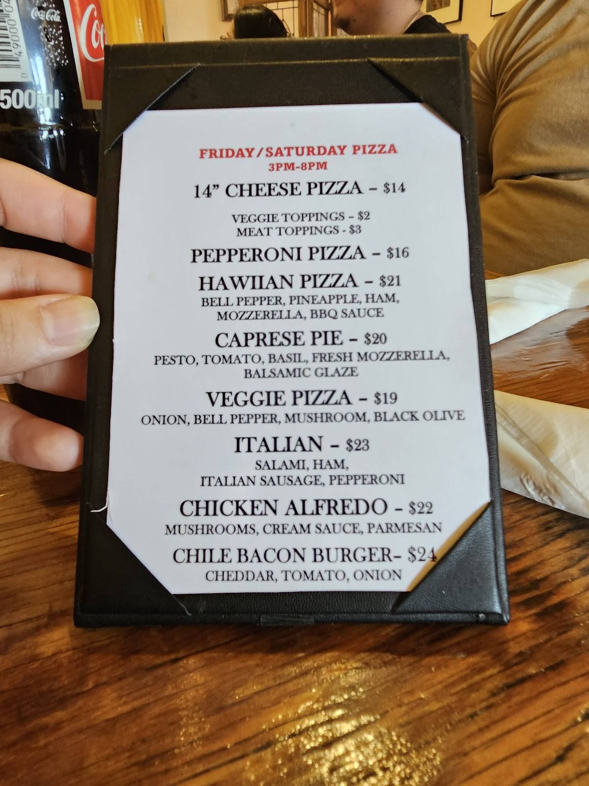 Menu at Trading Post Market restaurant, Ranchos de Taos, NM-68