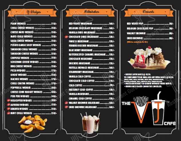 Menu at Vj Cafe, Mumbai, Maheshwari Udyan