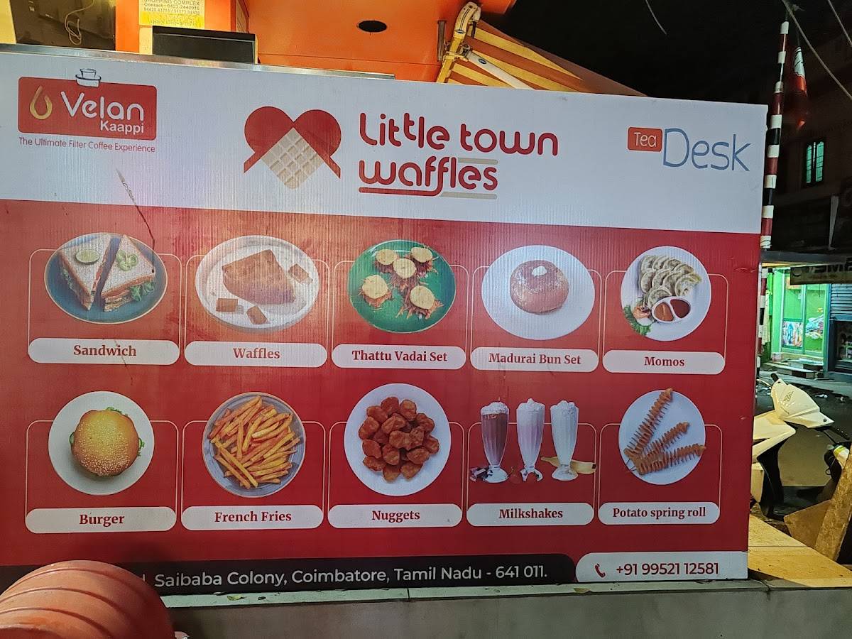 Menu at Velan Kaappi, Coimbatore, VRS Shopping Complex