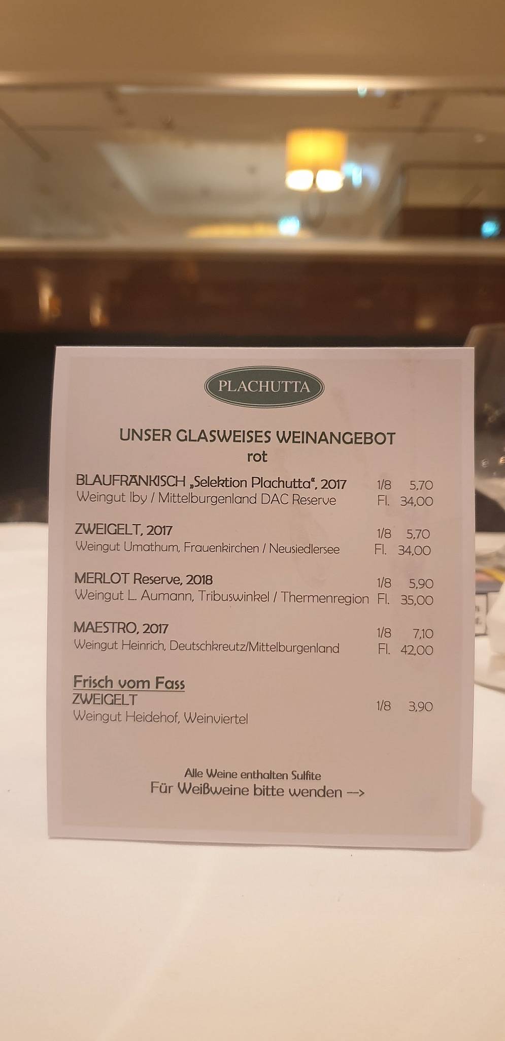 Speisekarte von Plachutta Stammhaus Hietzing restaurant, Wien ...