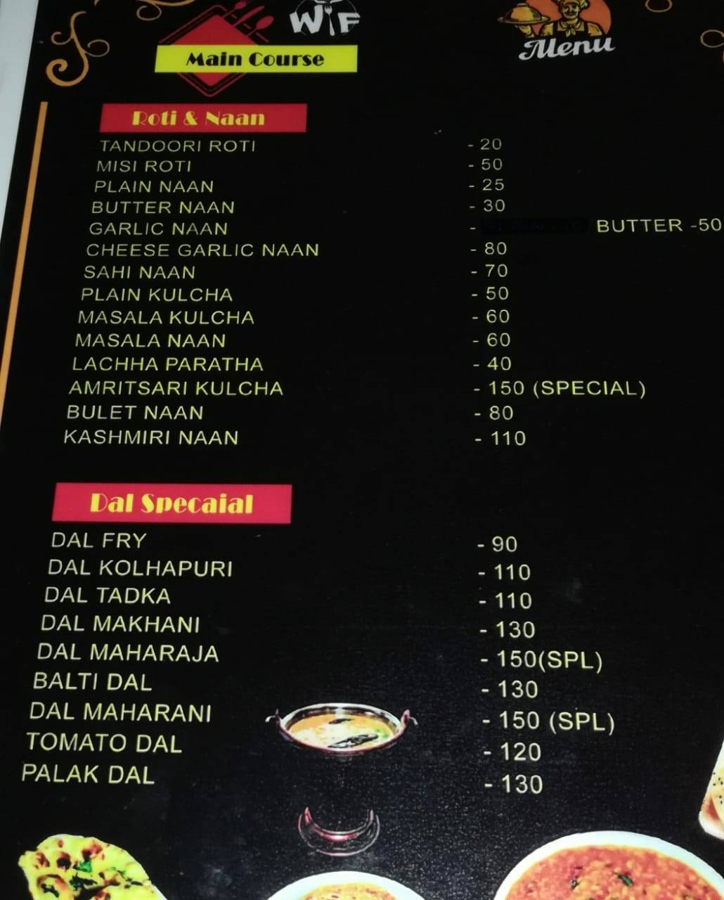 Menu at WTF Wow Tasty Food, Bhawanipatna