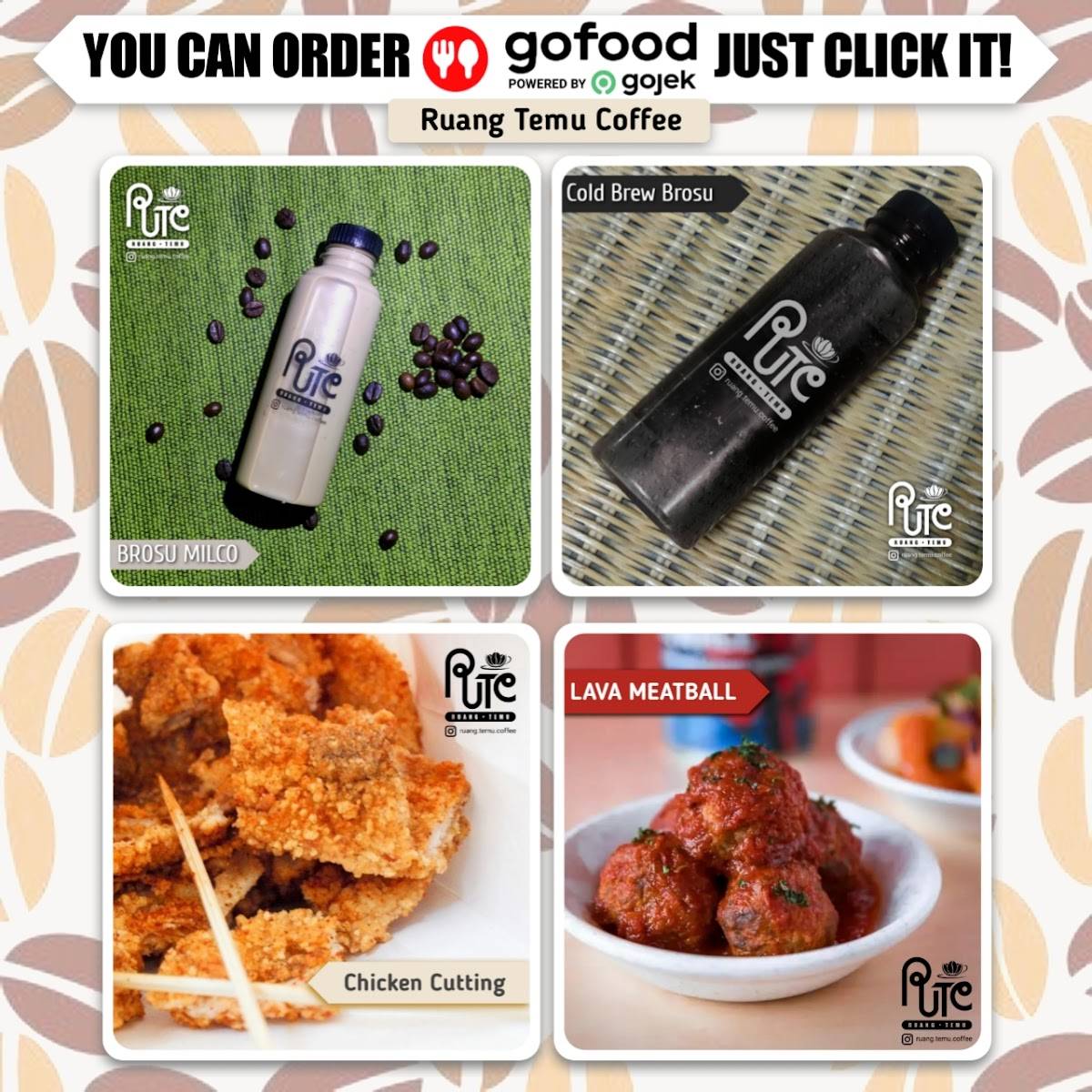 Menu at Warkop Ruang Temu cafe, Surabaya