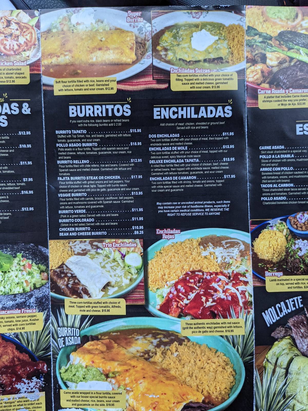 Menu at Los Dos Compadres II restaurant, Washougal, E St
