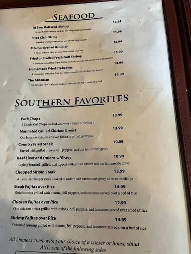 Menu at Wauchula Family Restaurant, Wauchula