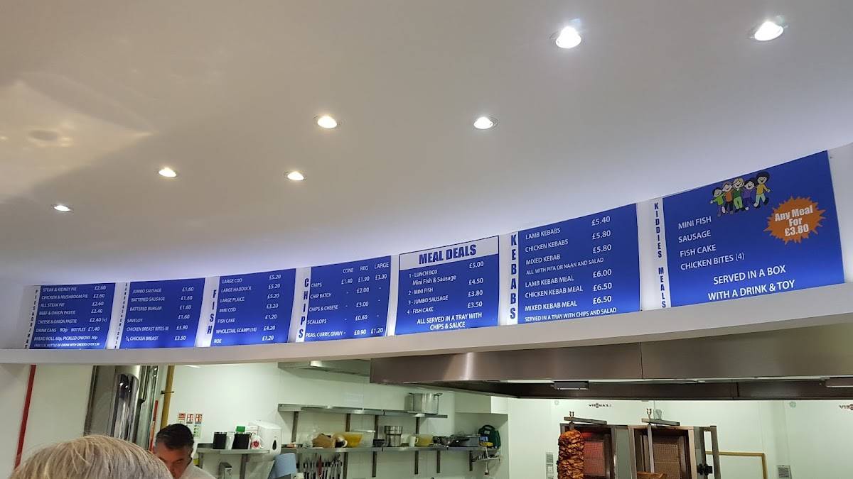 Menu at Waves Lutterworth restaurant, Lutterworth