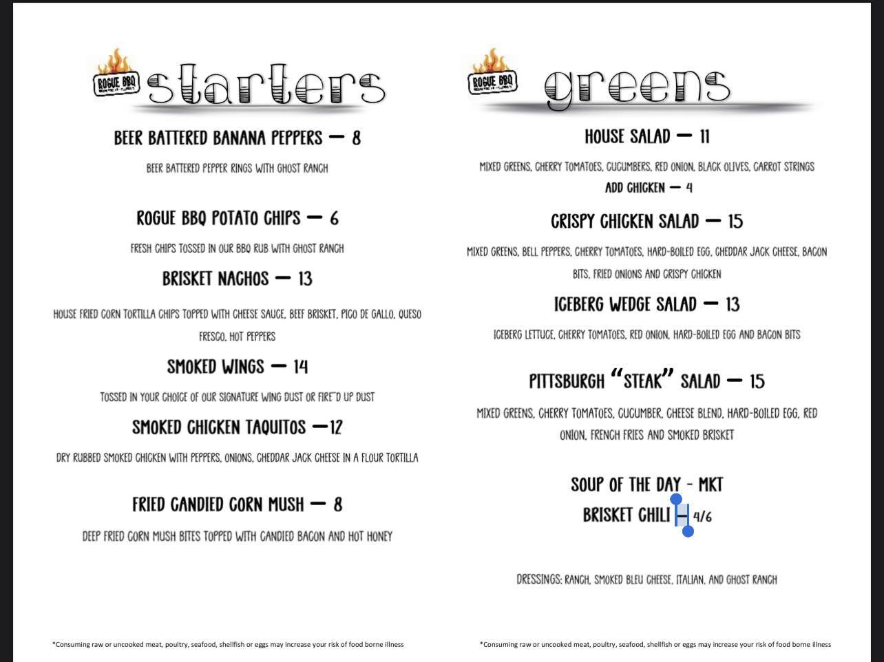 Menu at Westwood pub & bar, West Mifflin