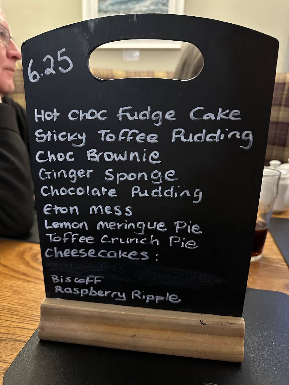 Menu at The Briery restaurant, Workington