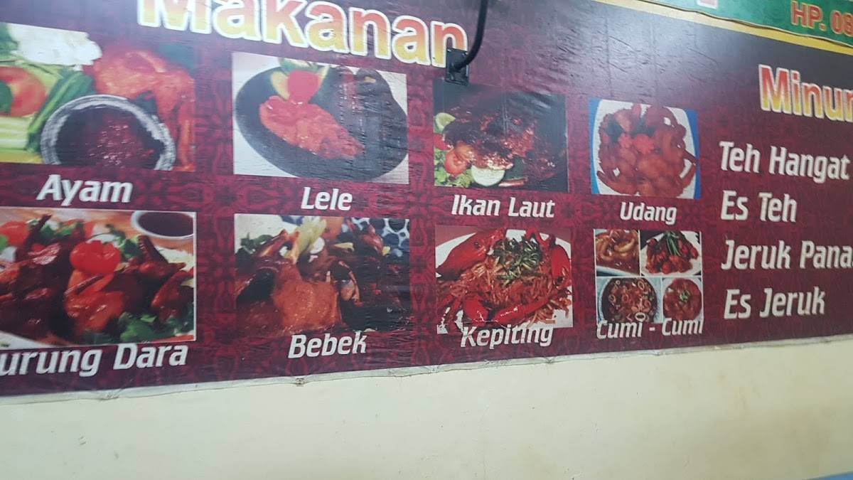 Menu at Wr. SARI LAUT Cak AMIN restaurant, Situbondo