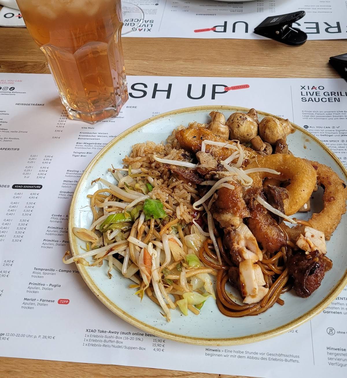 Speisekarte von XIAO Wuppertal restaurant, Wuppertal