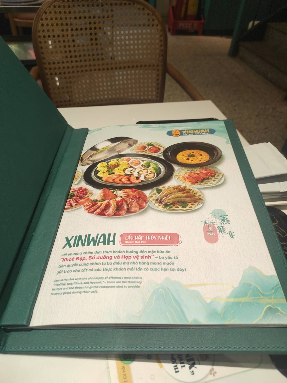 Menu at XINWAH - Lẩu Hấp Thủy Nhiệt restaurant, Ho Chi Minh City, 214 ...