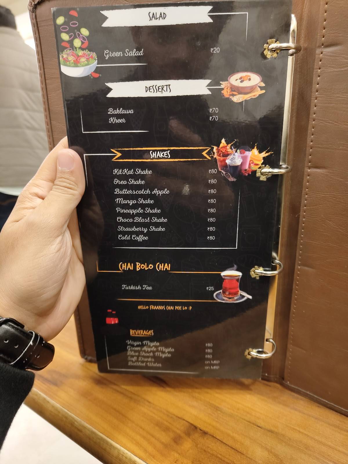 Menu at Zahra Restaurant & Café - Shaheen bagh, New Delhi