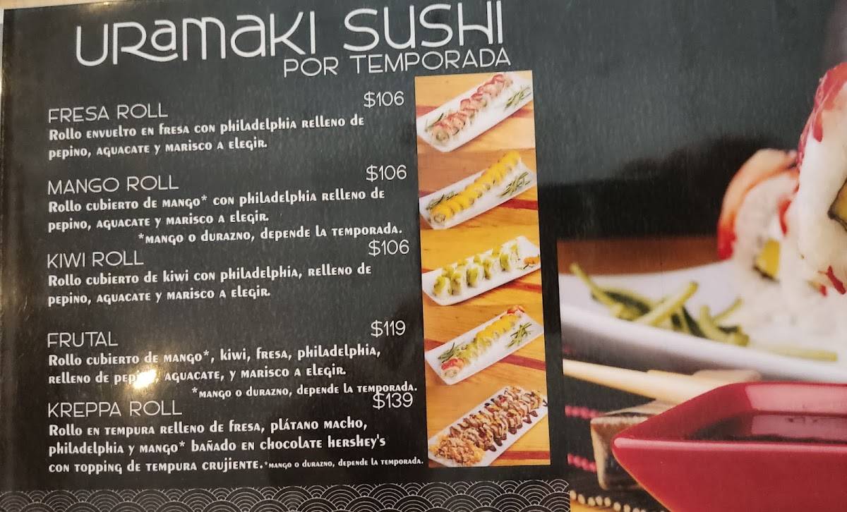 Menu at Sushi Ghetto restaurant, Zapopan, Av. Acueducto 1625-loc E
