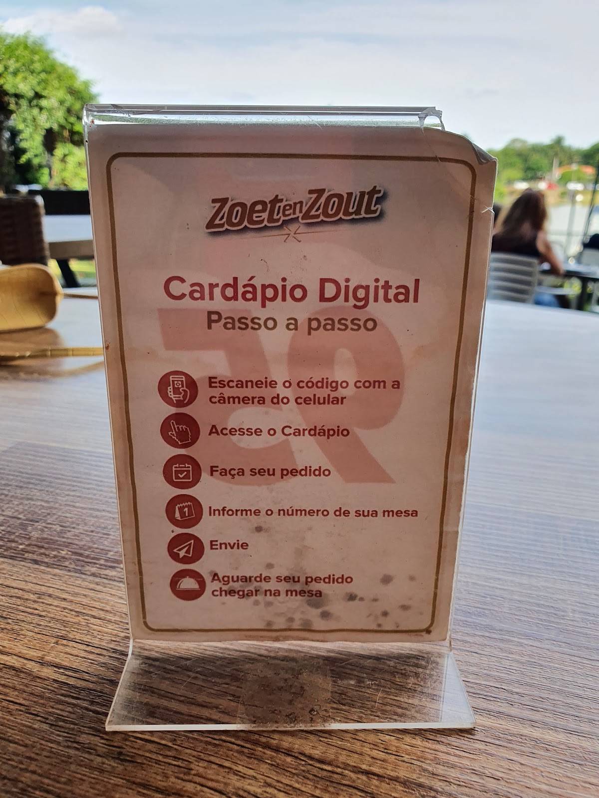 Menu em Confeitaria Zoet en Zout café, Holambra