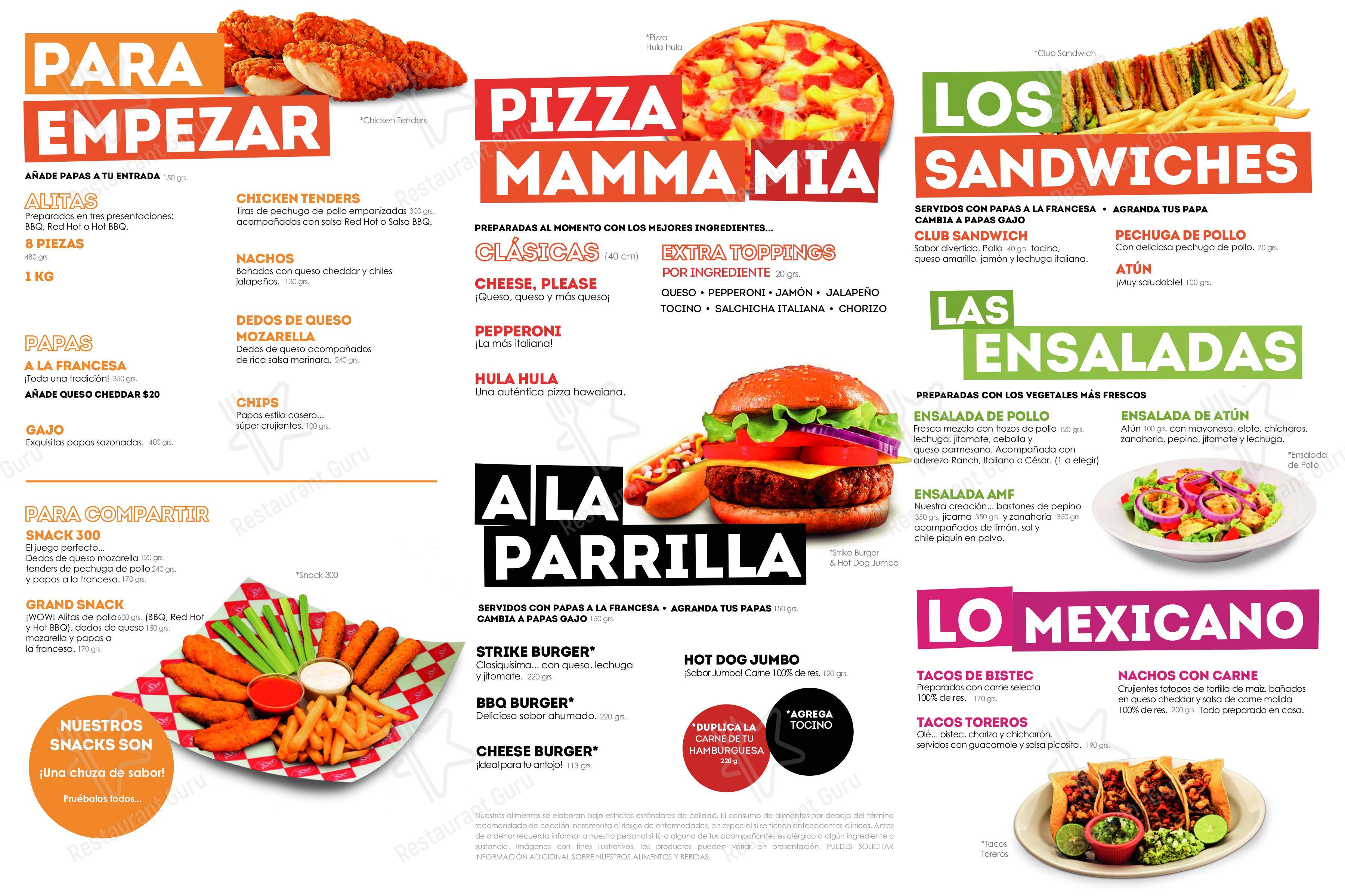 Carta de pizzería Bowlero Polanco, Ciudad de México, Juan Vazquez de ...