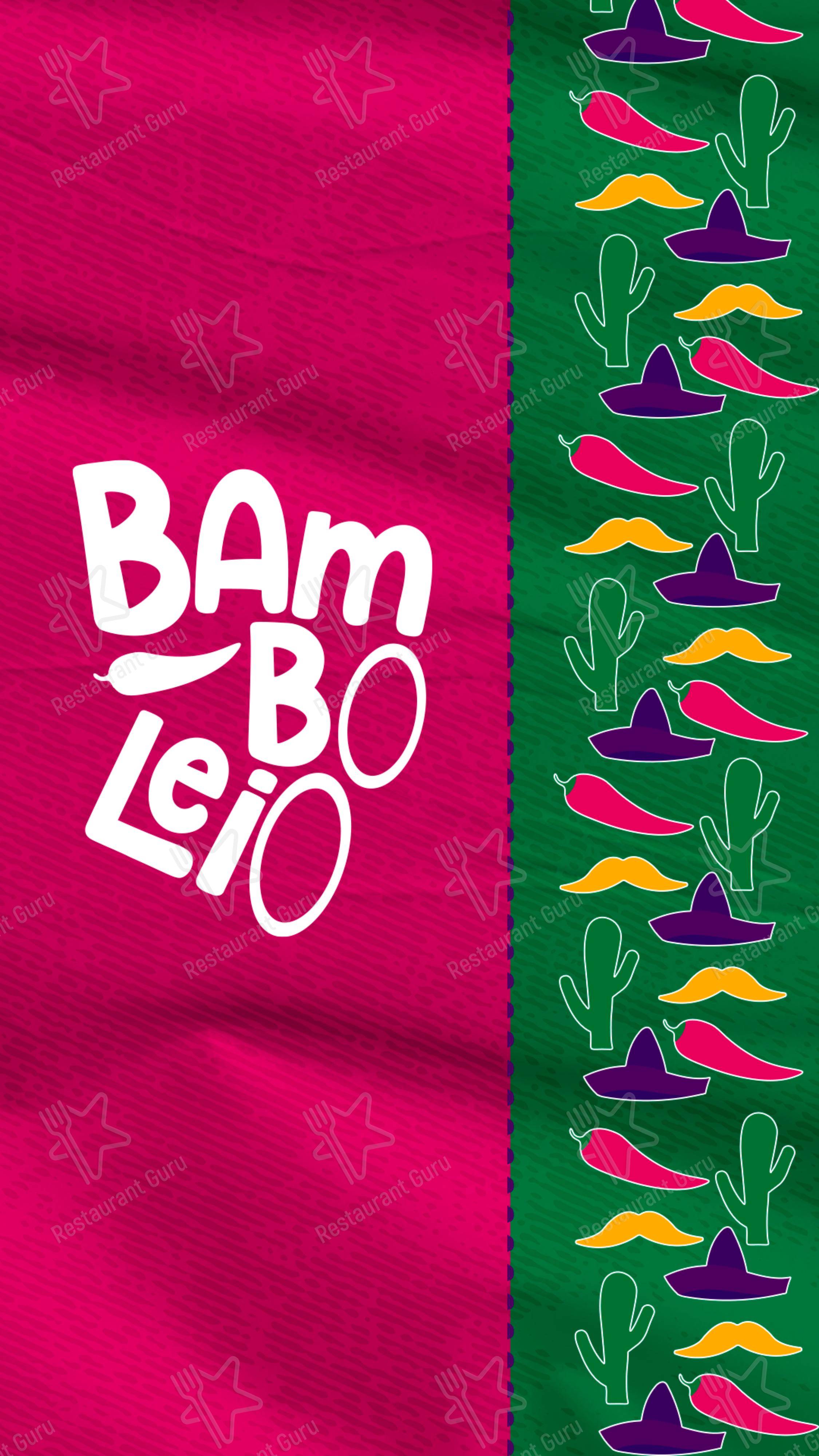 Carta del restaurante Bamboleio Cocina Mexicana, Jaraguá do Sul