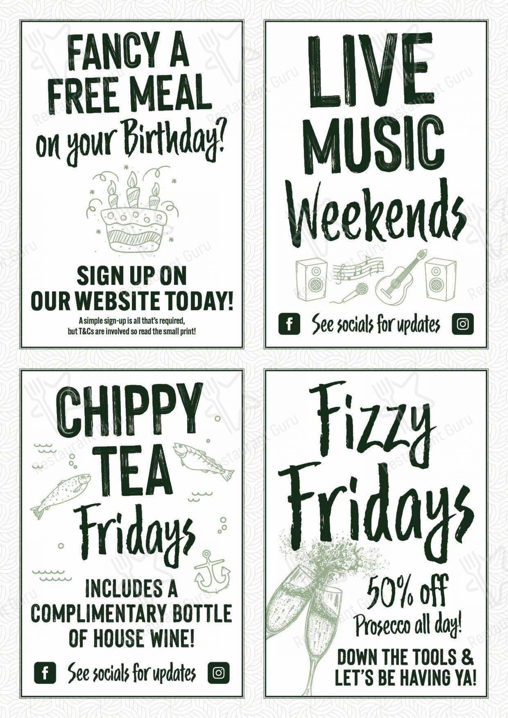 Menu at The Foundry Tap & Kitchen pub & bar, Blackburn