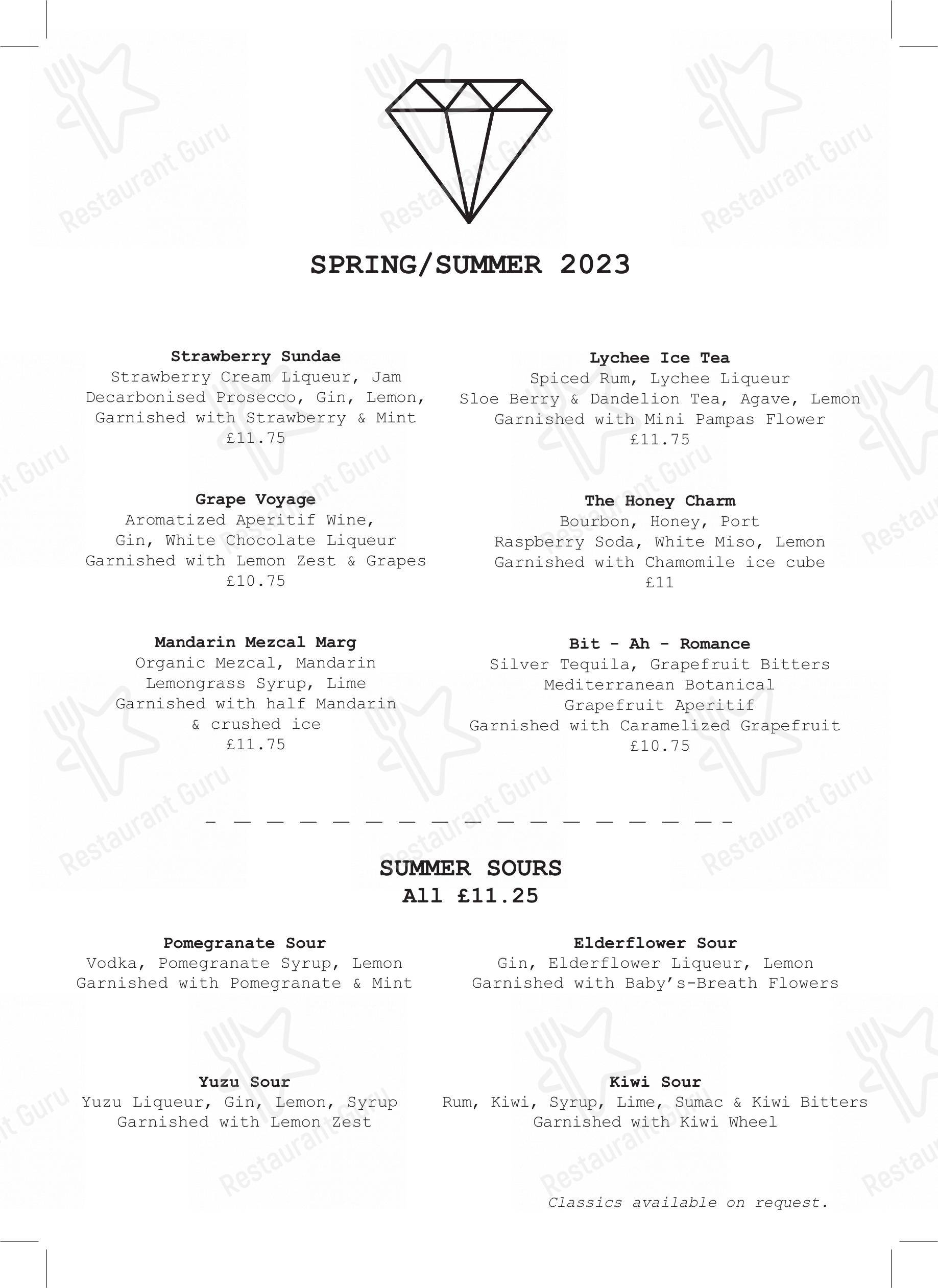 Menu at The Joker - Brighton pub & bar, Brighton