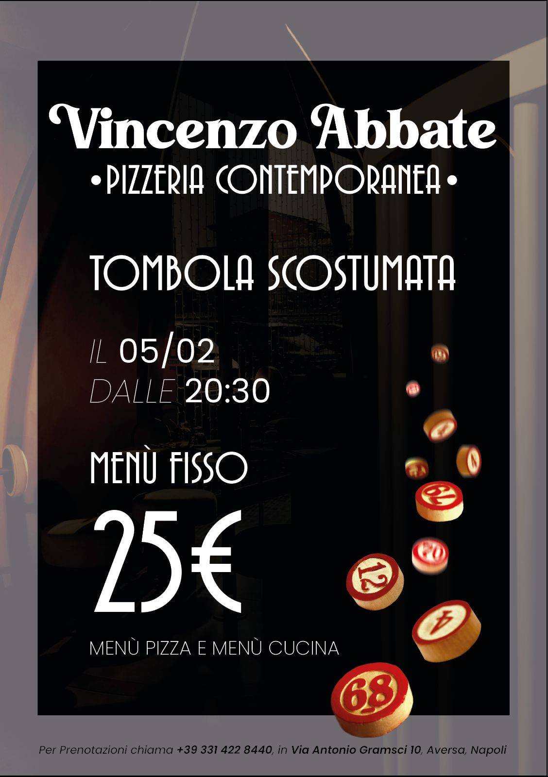 Menu da Vincenzo Abbate Pizzeria Contemporanea, Aversa