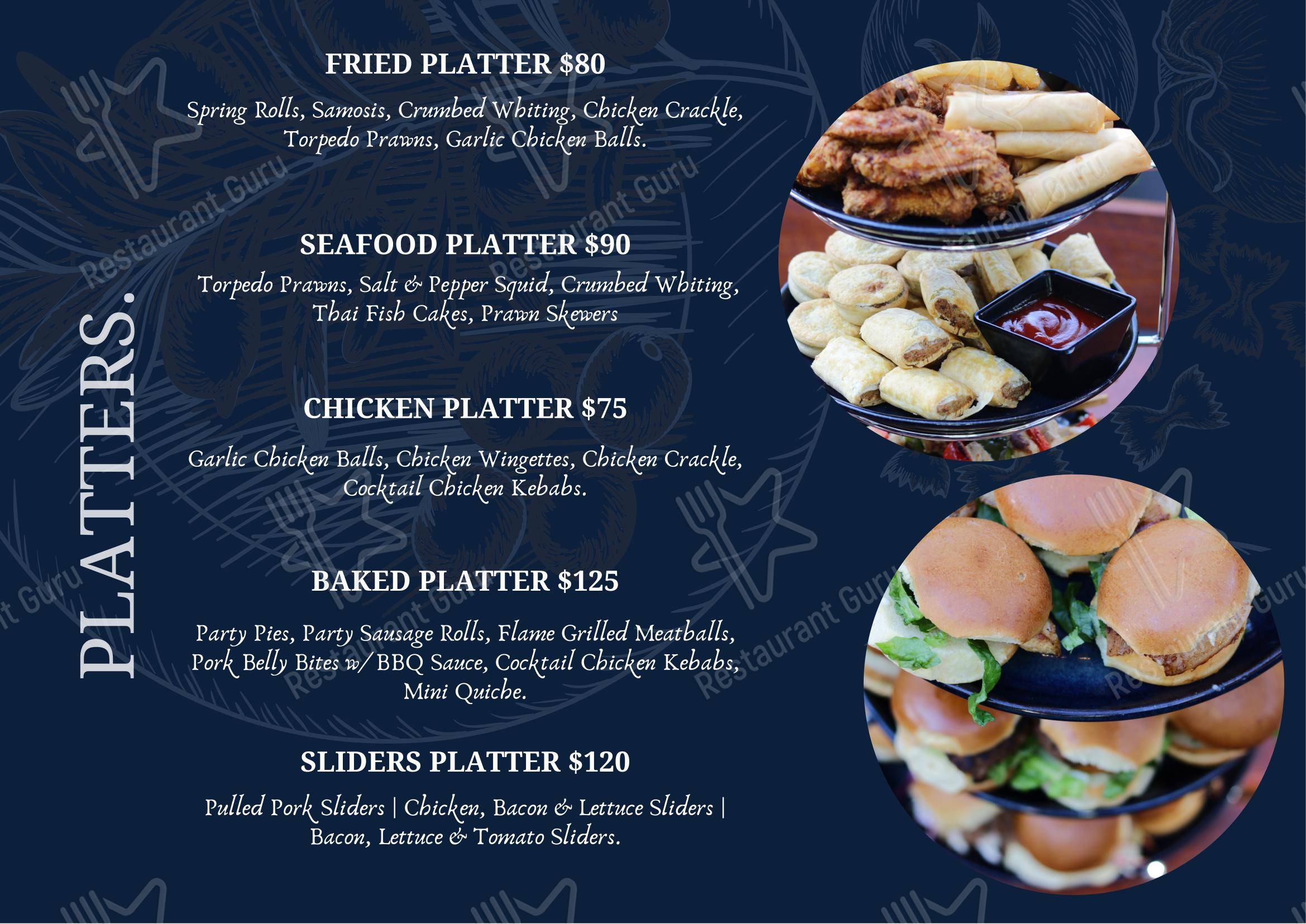Menu at Manning River Hotel pub & bar, Taree