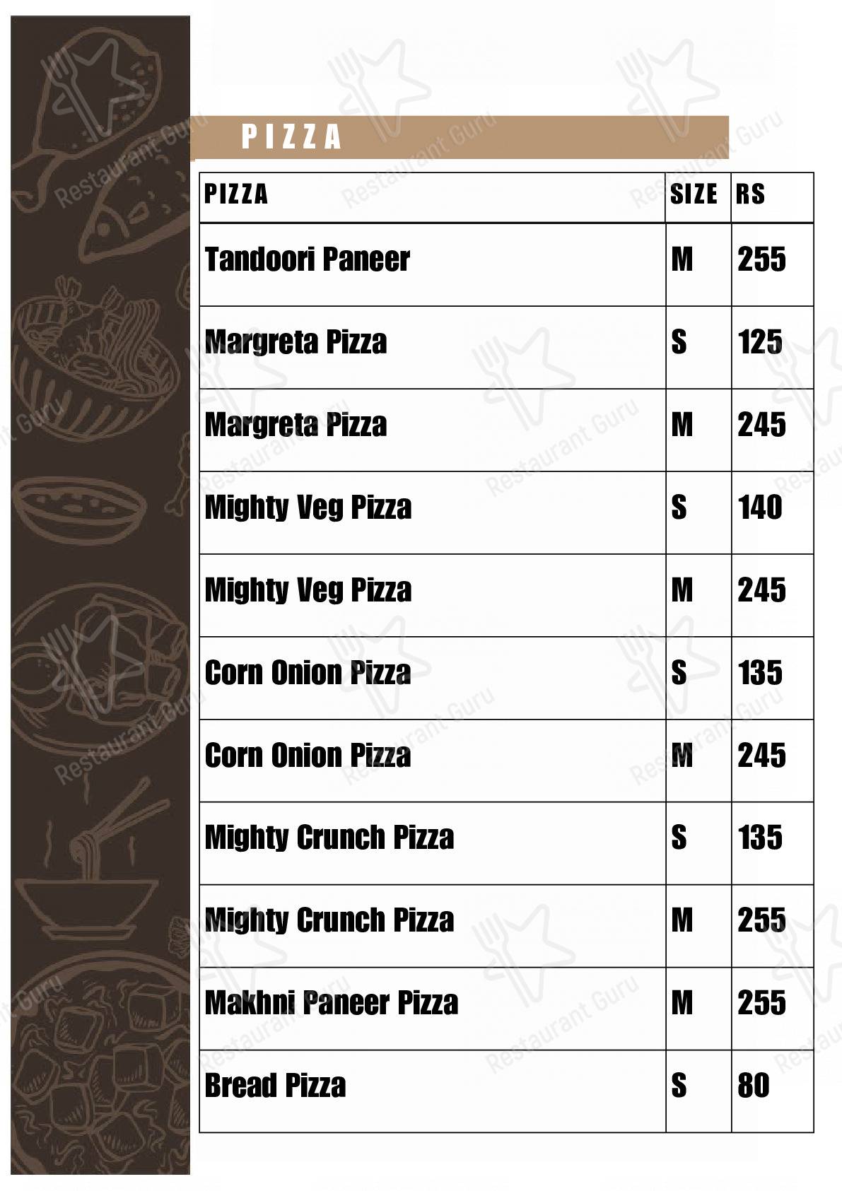 Menu at Flavour Fiesta by Krishna Garden, Meerut