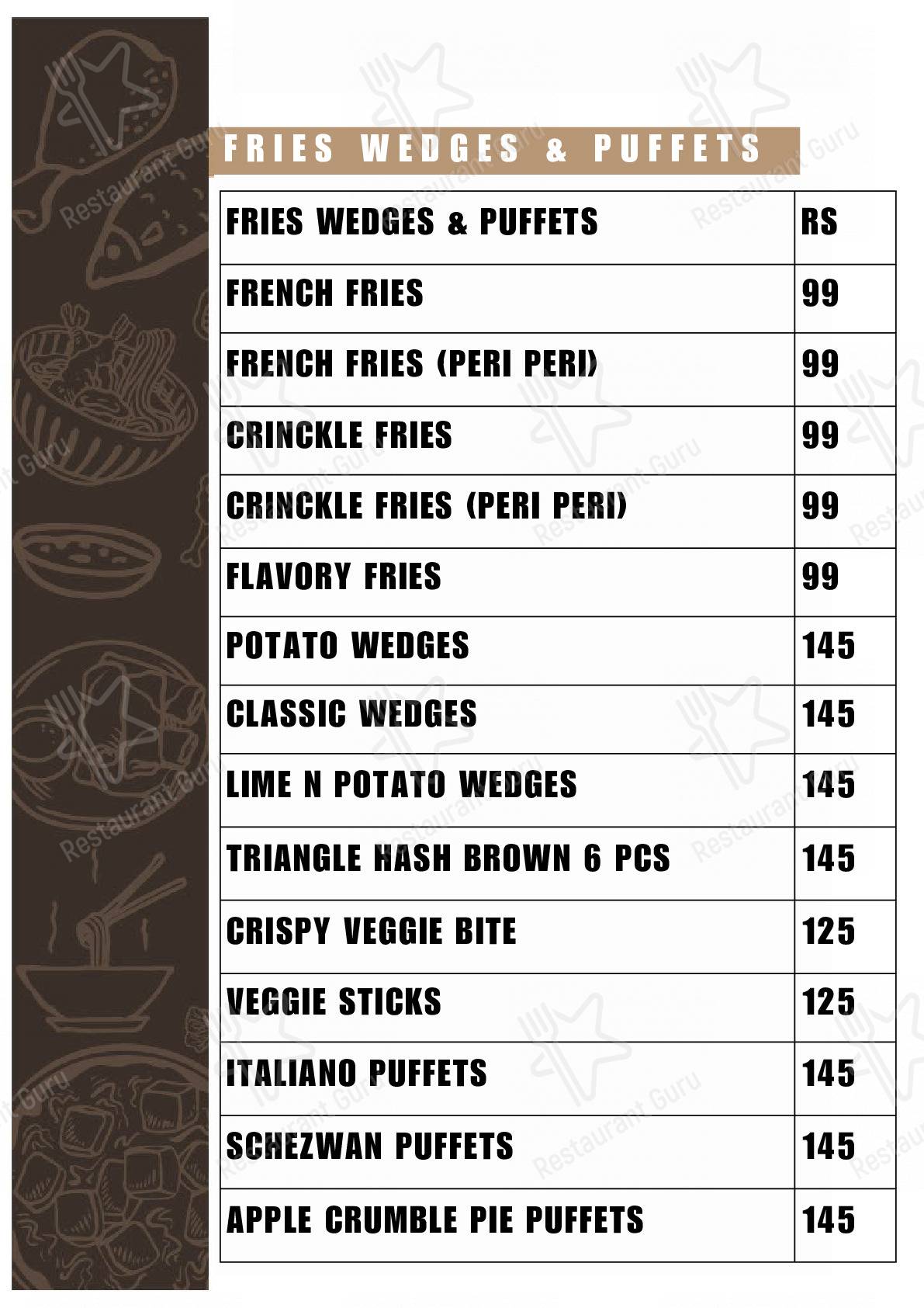 Menu at Flavour Fiesta by Krishna Garden, Meerut