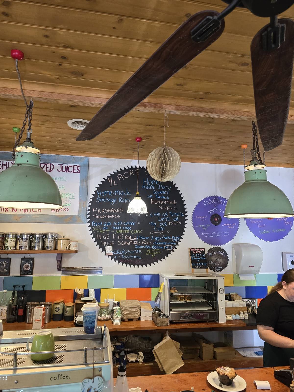 Menu at 1/2 Acre Coffee Lounge Cafe, Howlong