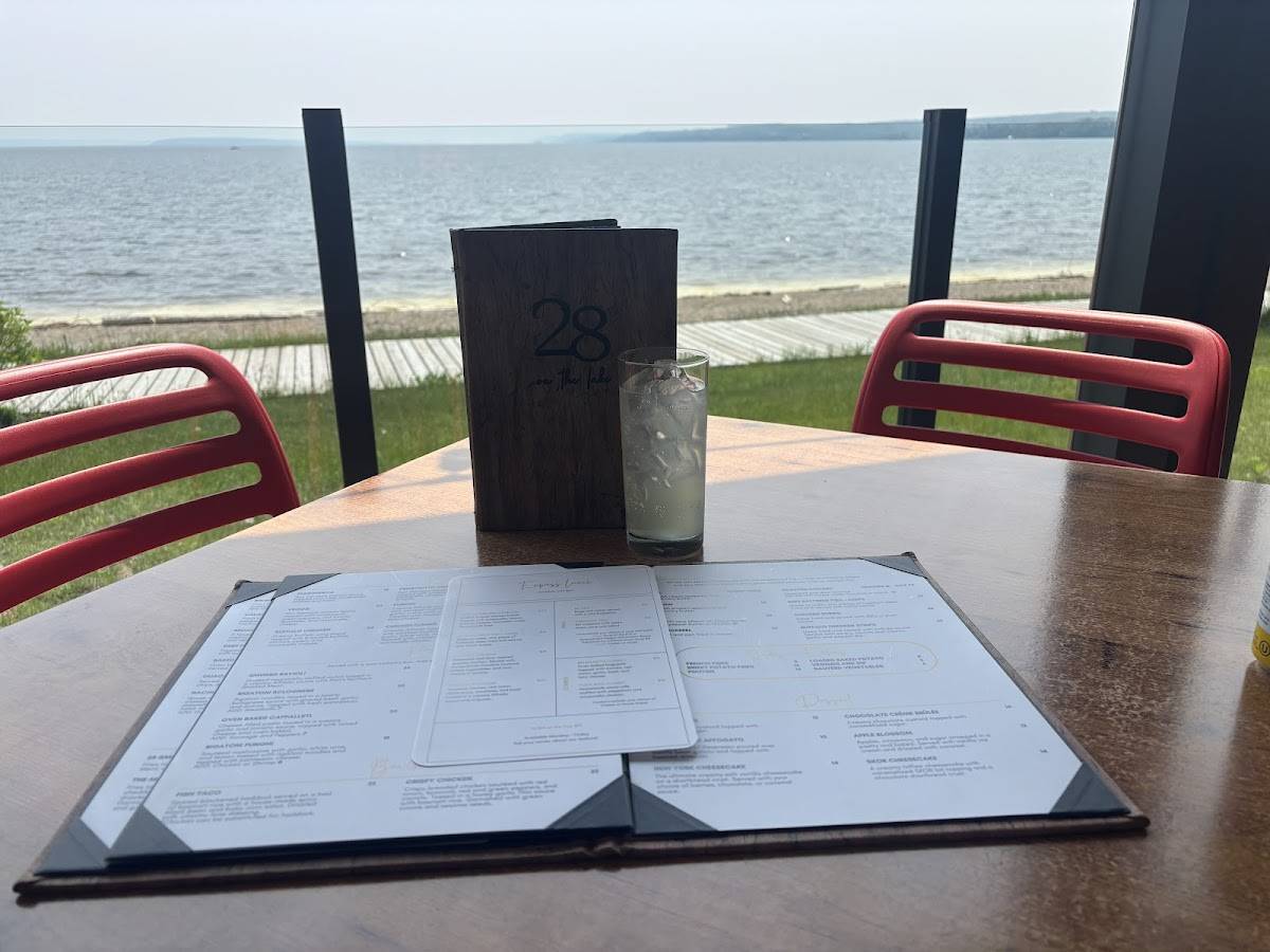 Menu at 28 on the Lake restaurant, Temiskaming Shores