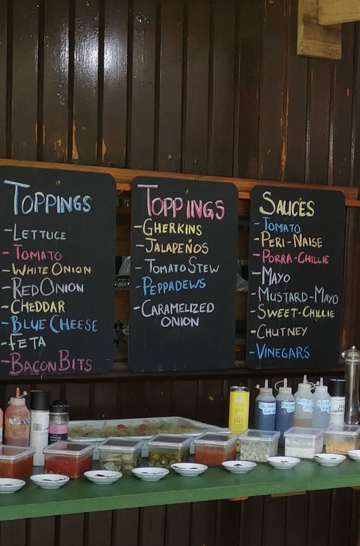 Menu at 34 Waenhout - Live Venue, Knysna pub & bar, Knysna