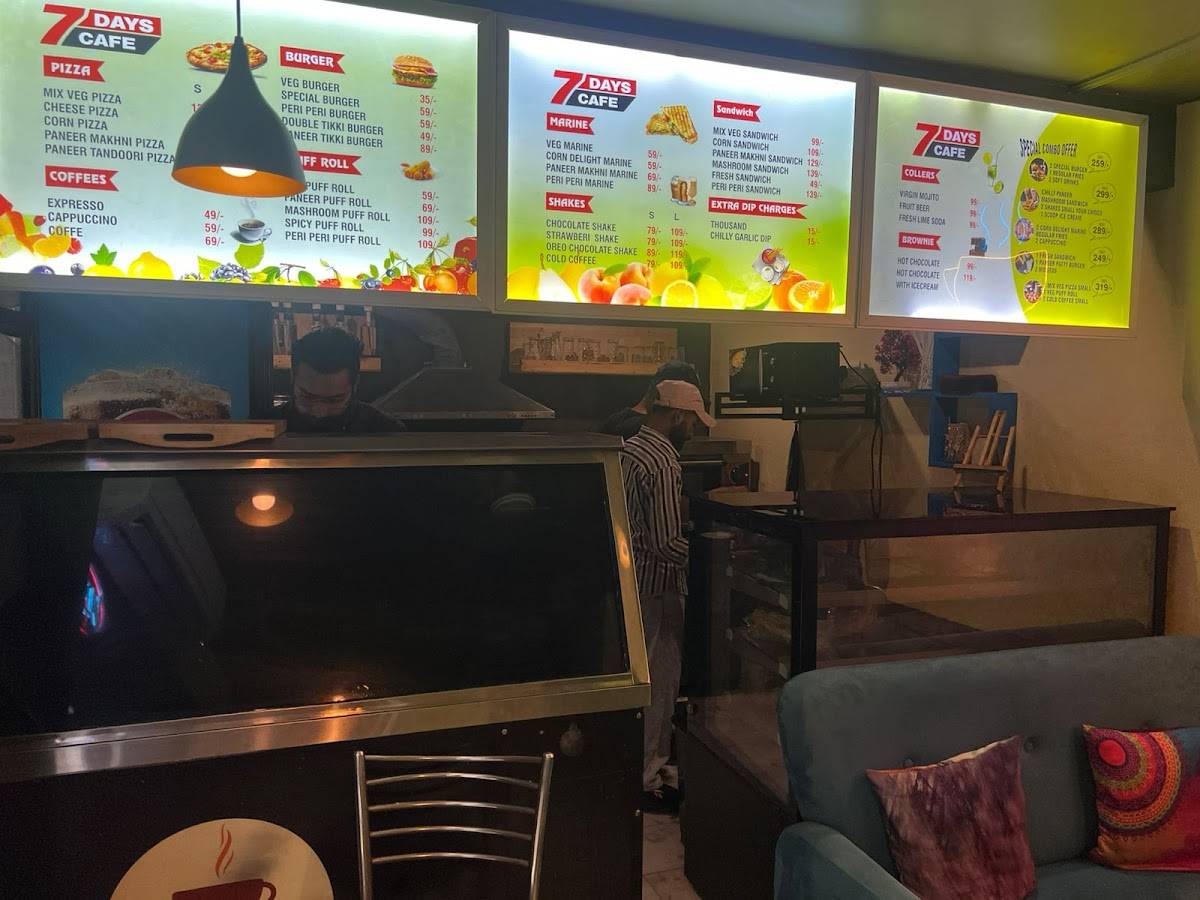 Menu at 7 days cafe and restaurant, Phagwara