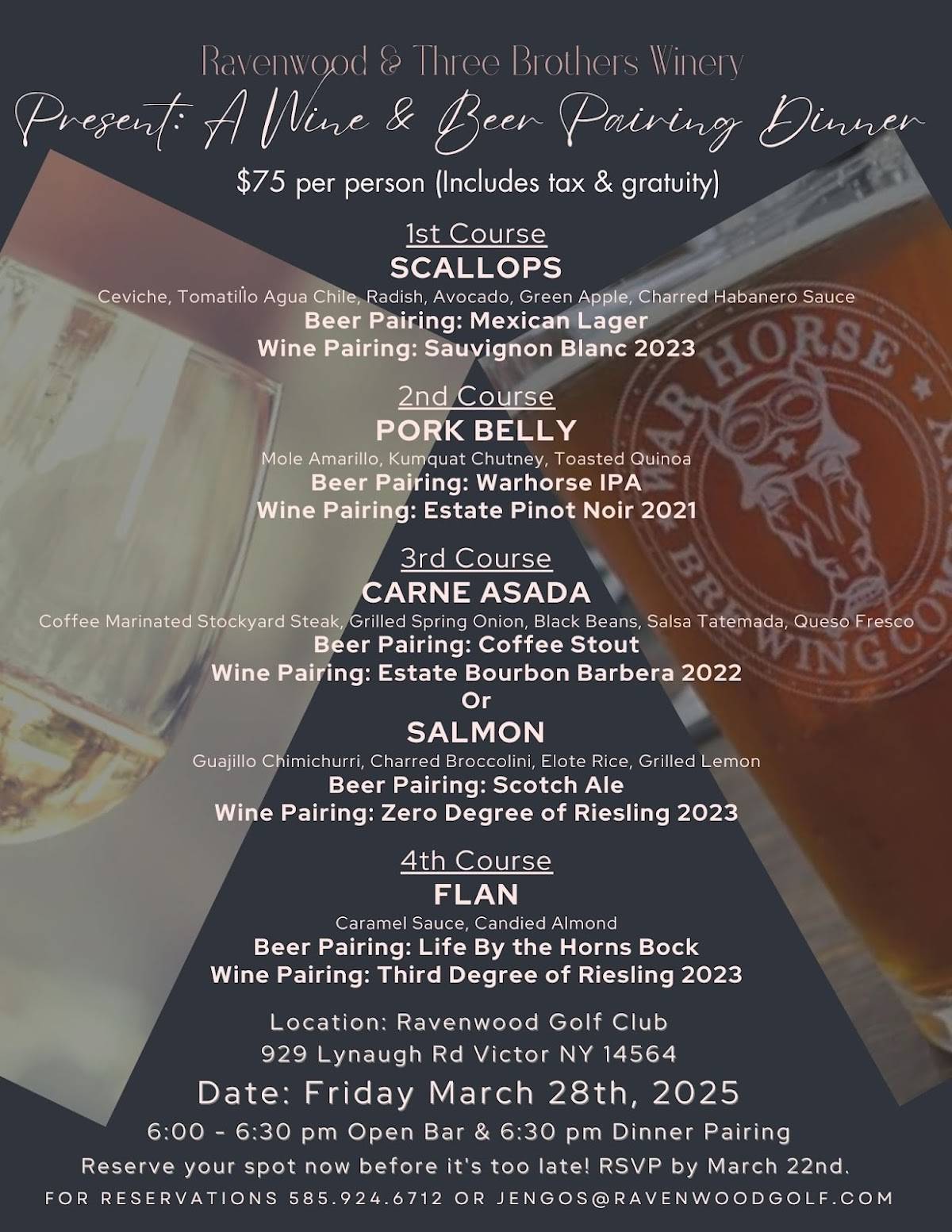 Menu at 929 Bar and Grill at Ravenwood Golf Club, Victor