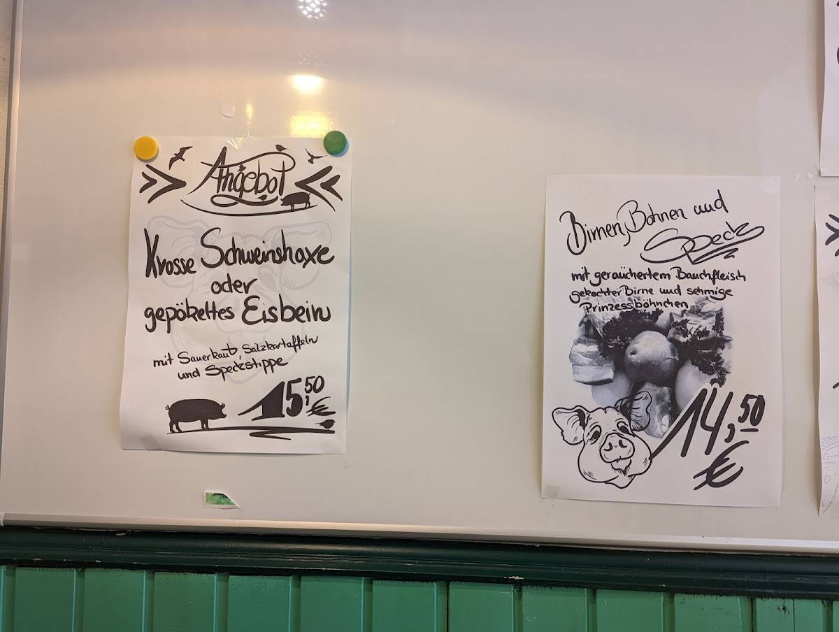 Speisekarte von Grüner Jäger restaurant, Altenhof, Grüner Jäger 1