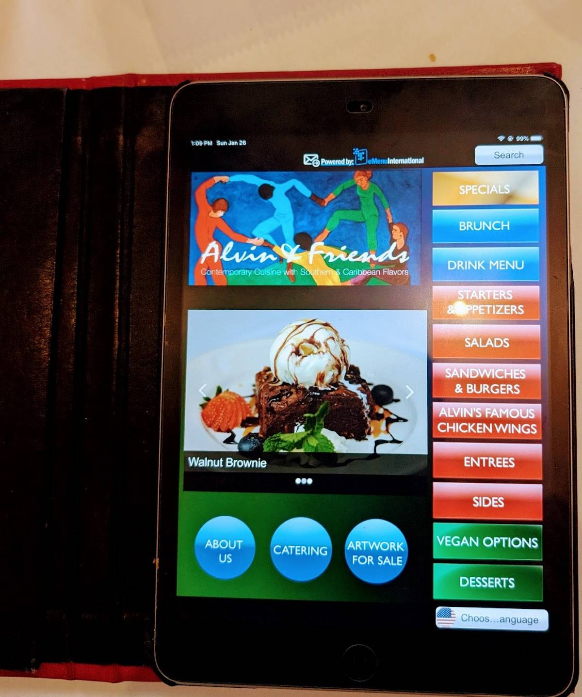 Menu at Alvin & Friends restaurant, New Rochelle
