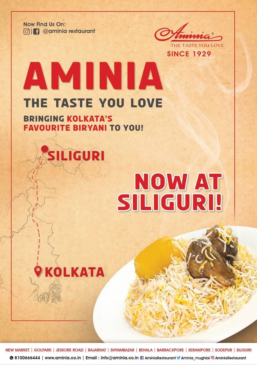 Menu at Aminia Restaurant, Siliguri