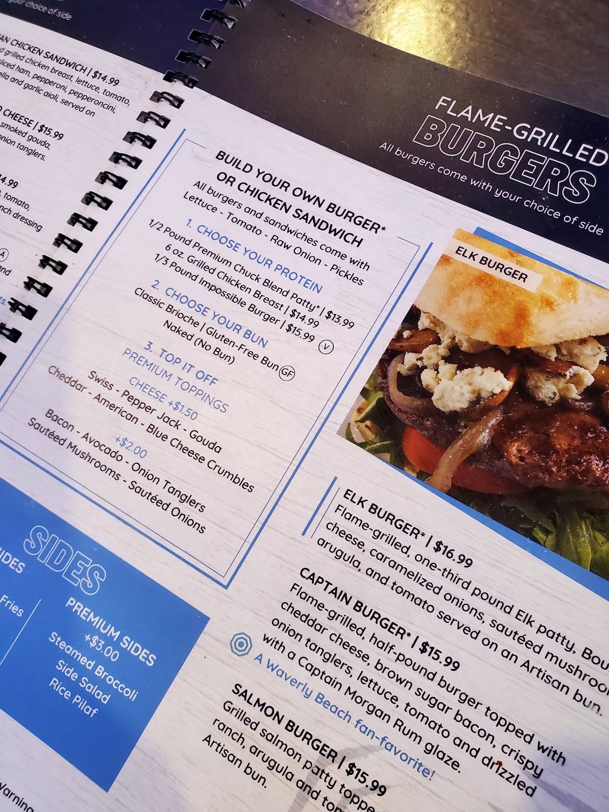 Menu at Waverly Beach Bar & Grille, Menasha, N8770 Fire Lane 1