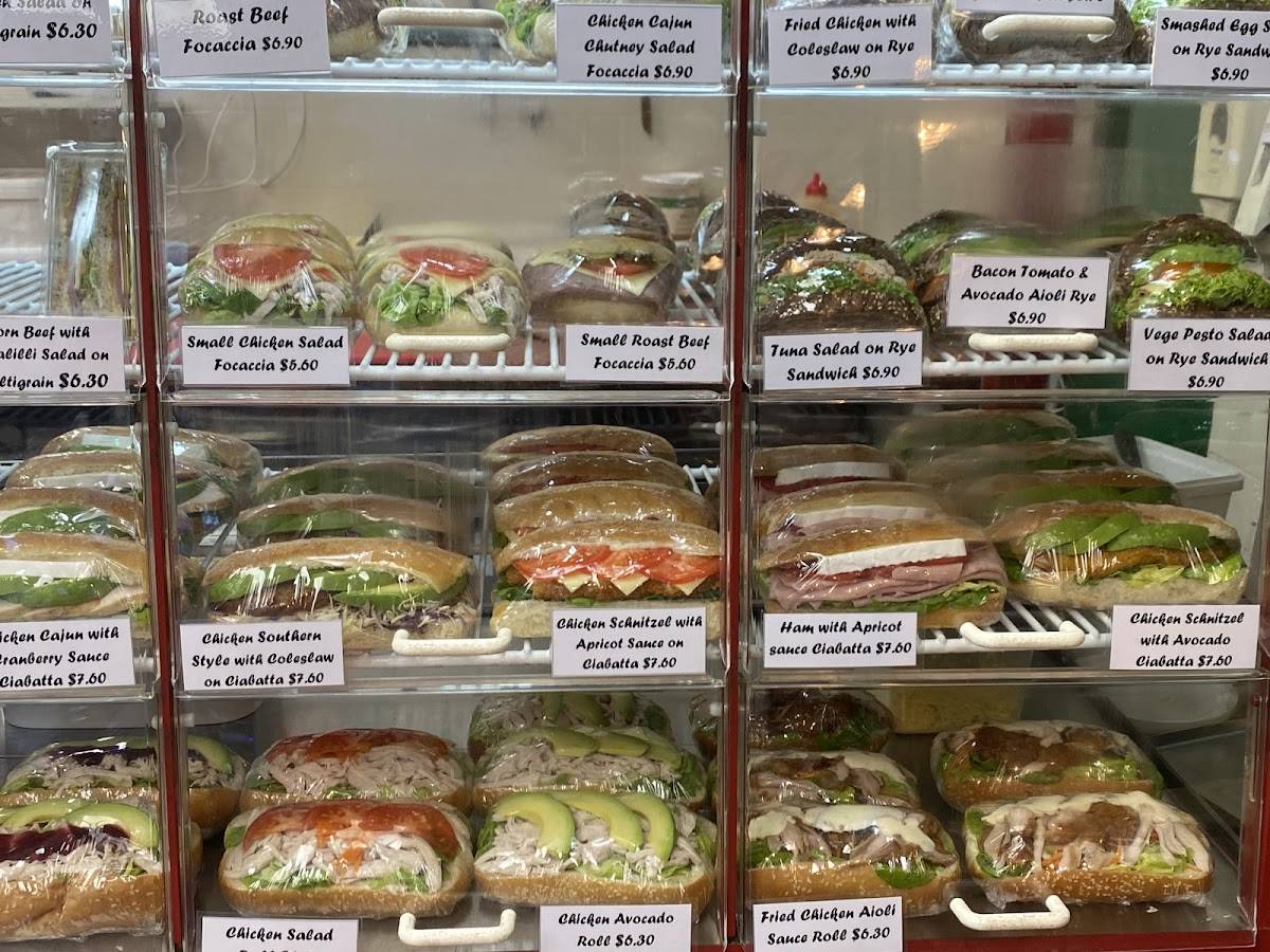 Menu at Art Craft Bakery, Wellington