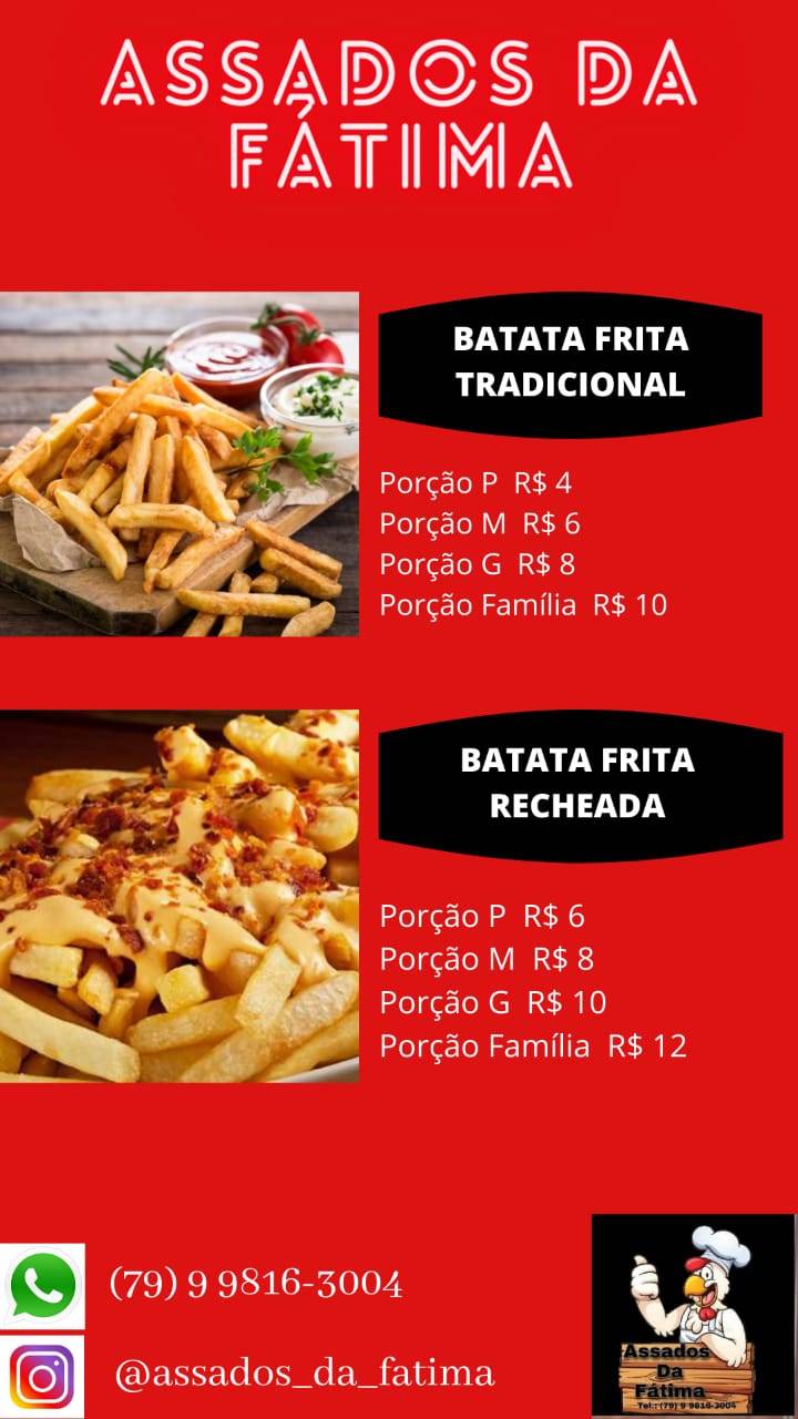 Menu em Assados da Fátima restaurante, Brasil