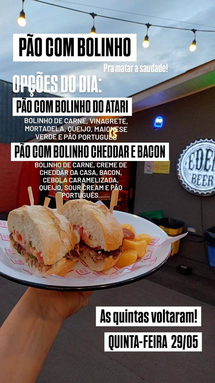 Menu em Atari pub & Bar, Maringá