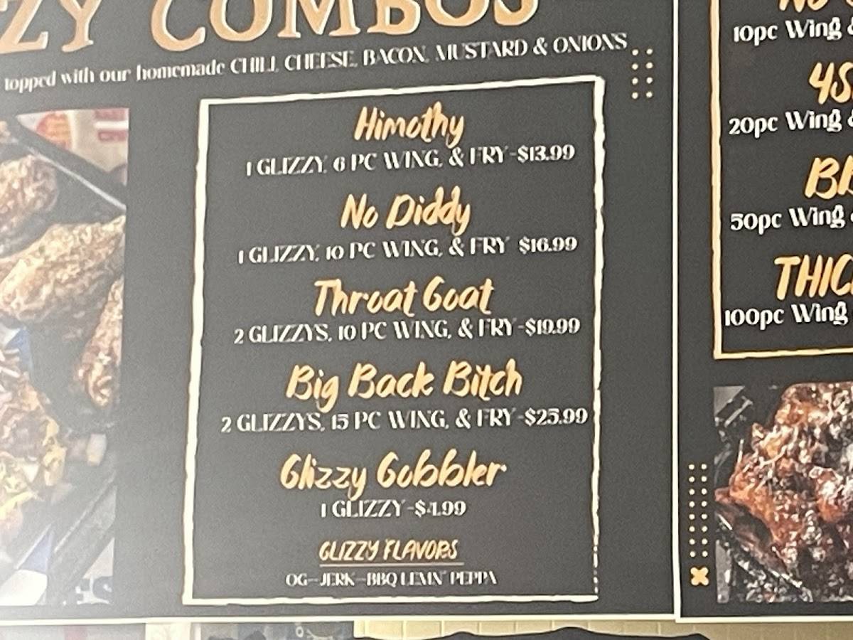 Menu at The Bando BBQ, Atlanta