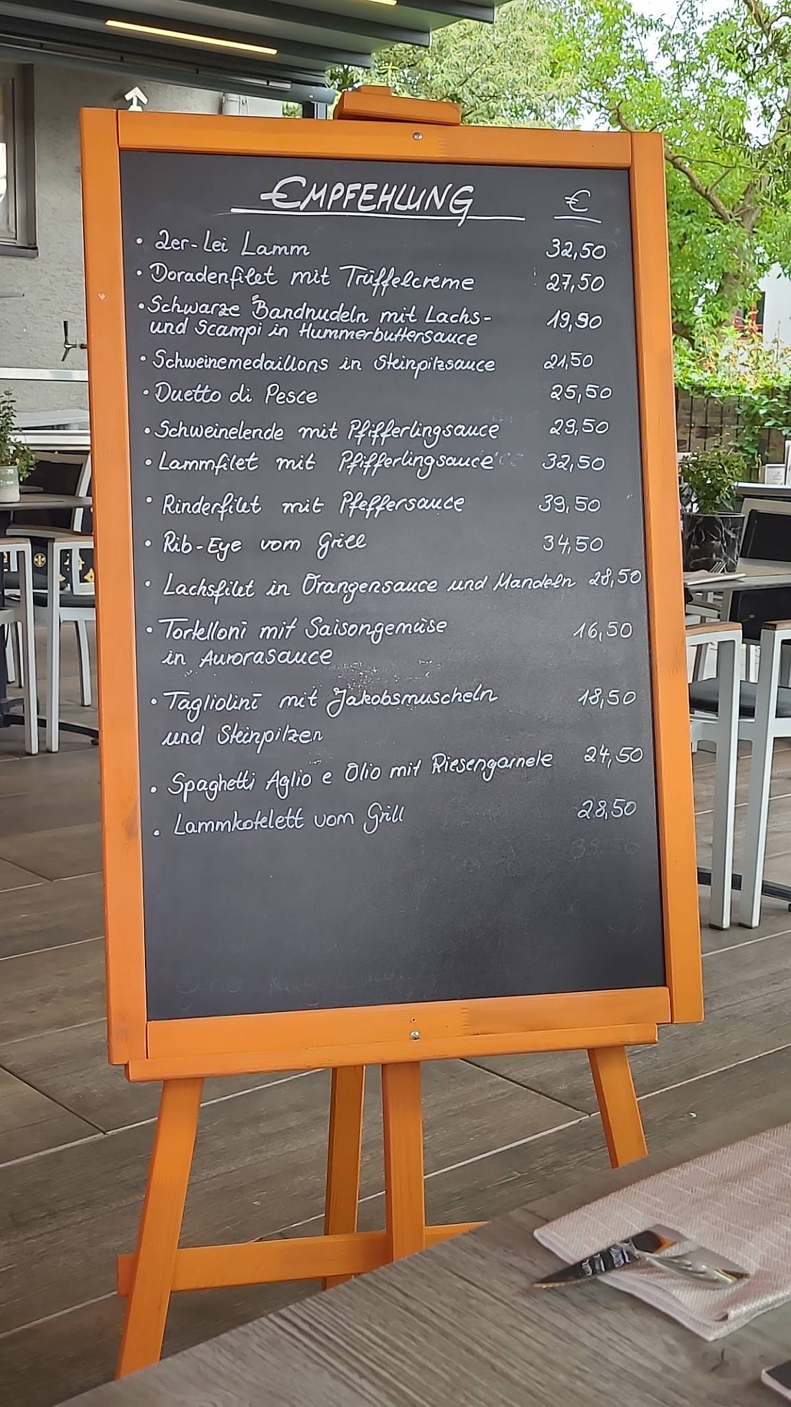 Speisekarte von Au Lac restaurant, Gießen