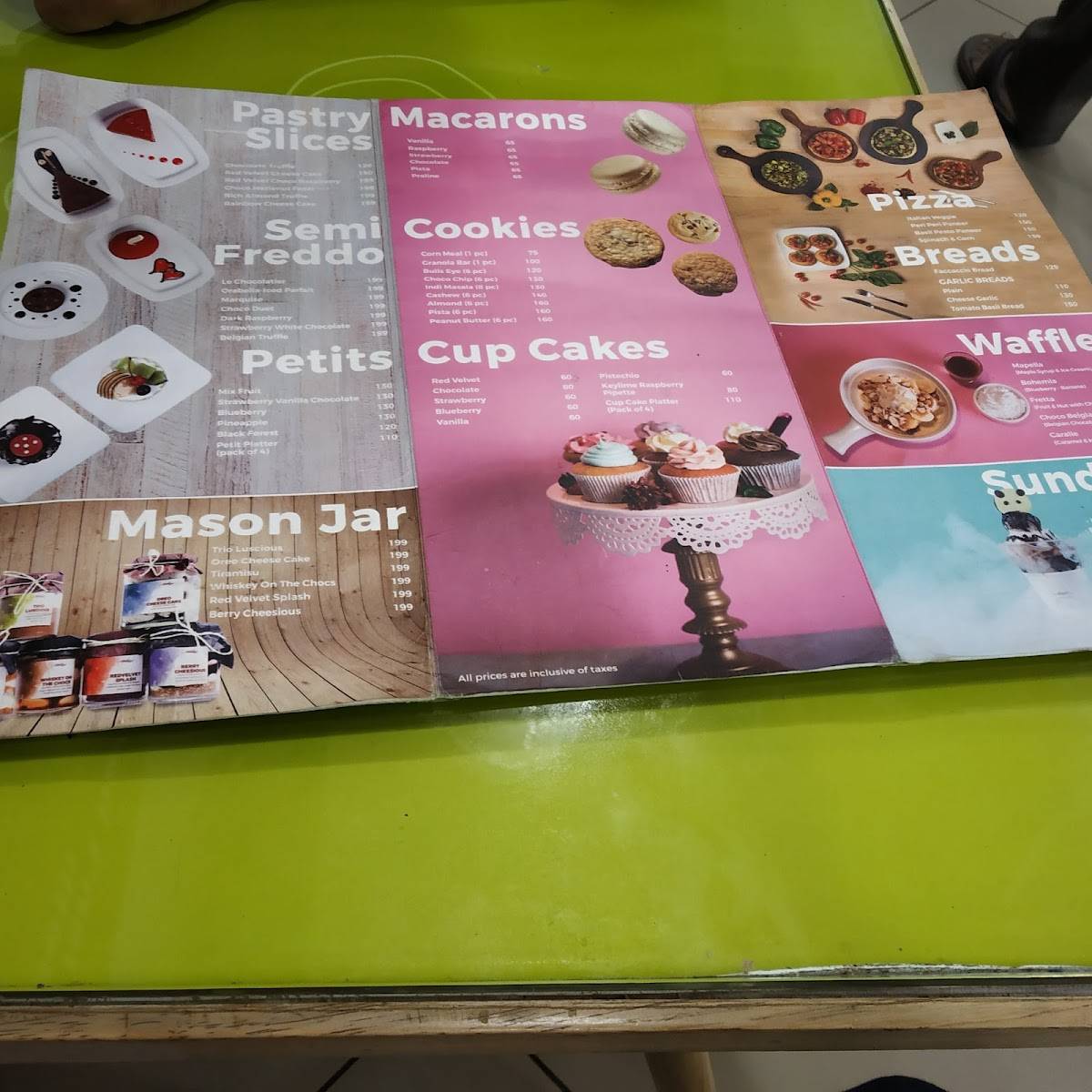 Menu at Aubree @Sadashivanagar, Bengaluru, 41/1