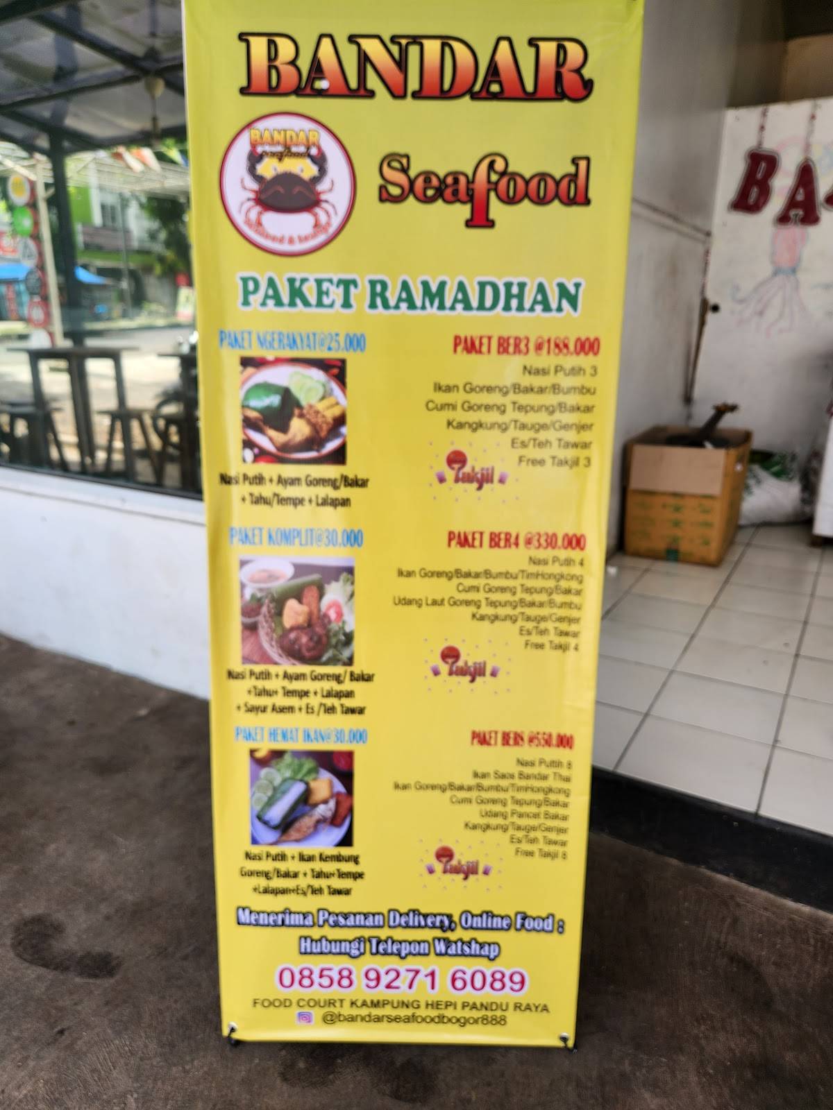 Menu at BANDAR SEAFOOD BOGOR restaurant, Bogor