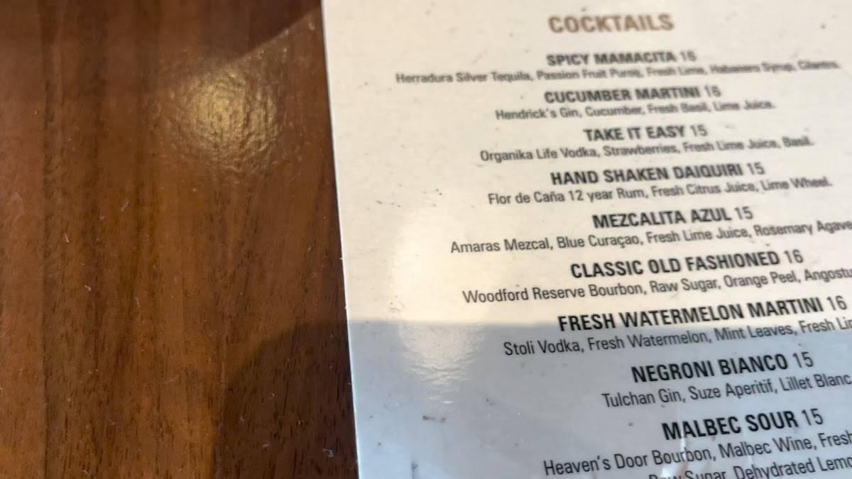 Menu at Baires Grill Weston BBQ, Weston