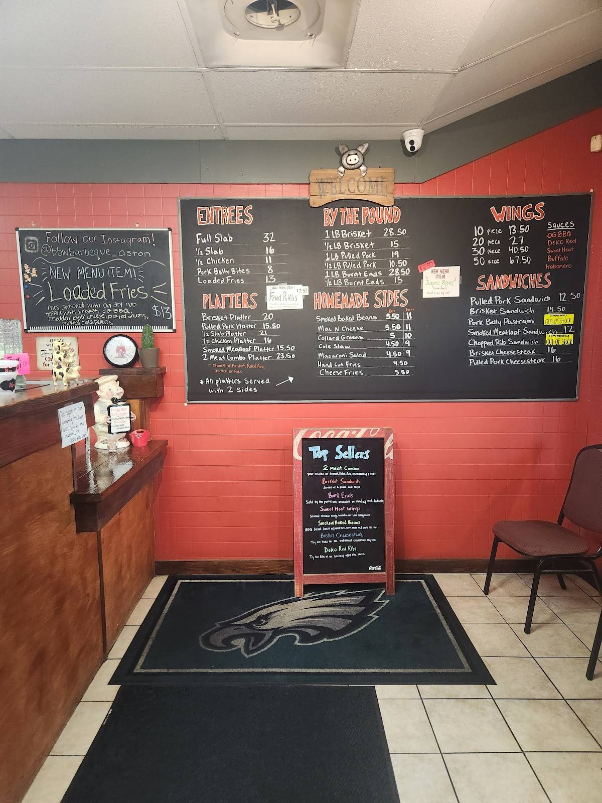 Menu at Big Bad Wolf Barbeque BBQ, Aston