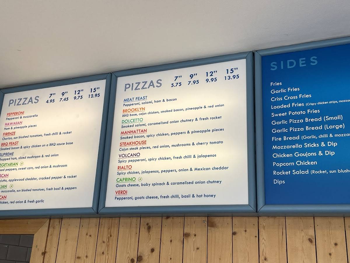 Menu at Tele Pizza pizzeria, Banbridge