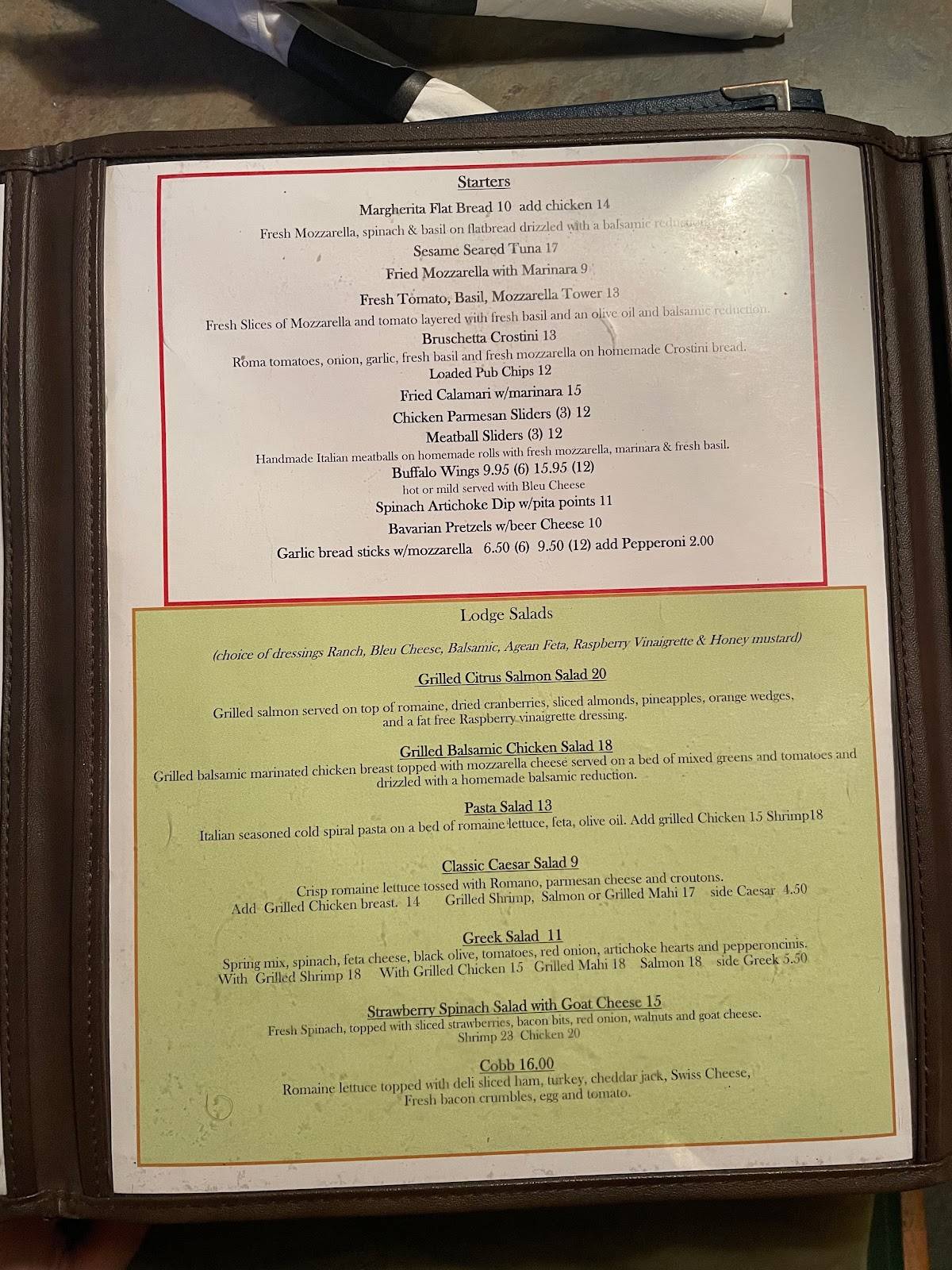 Menu at Banner Elk Cafe & Tavern, Banner Elk, 324 Shawneehaw Ave S ...