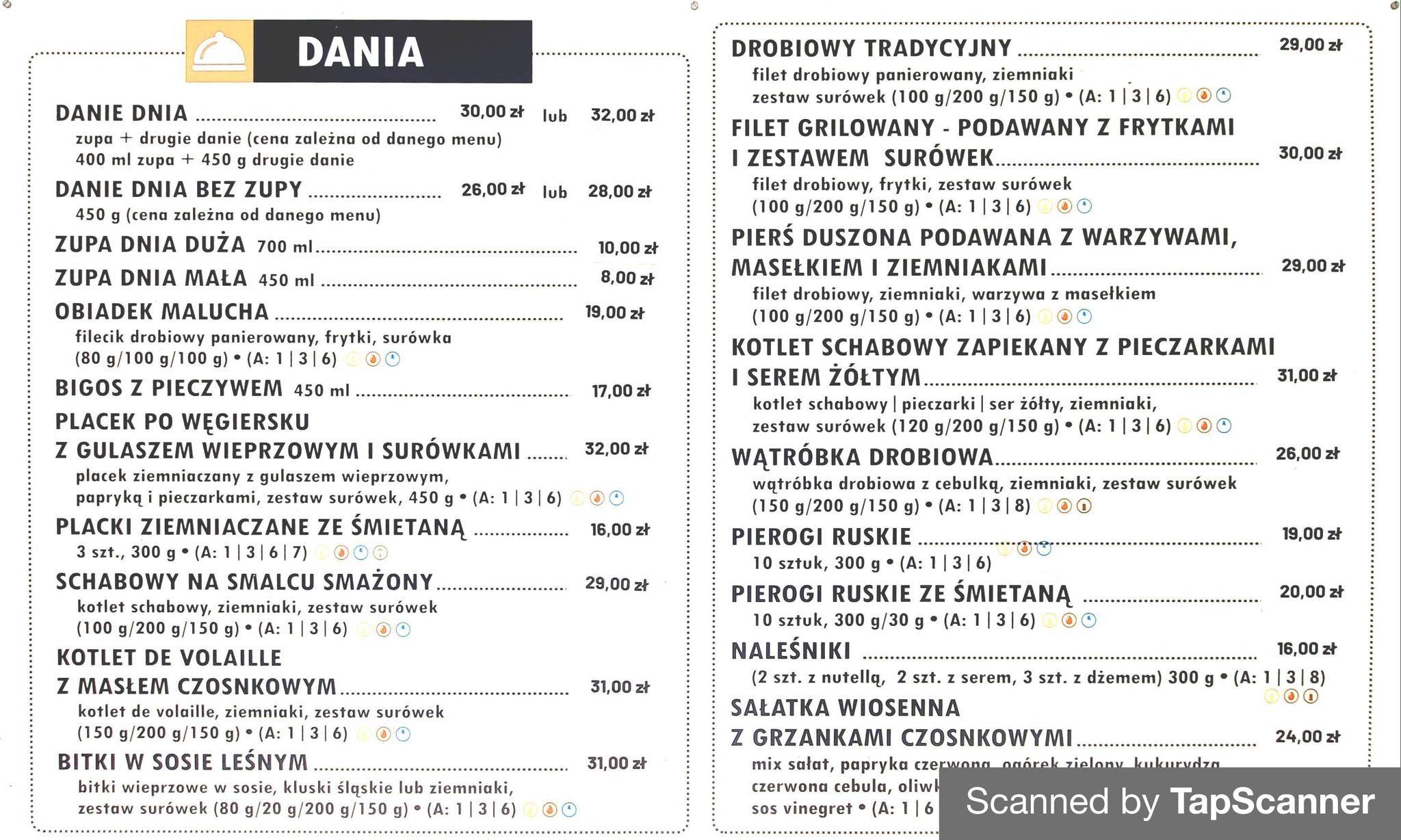 Menu at Bar MAR-JANEK Obiady domowe, Nysa