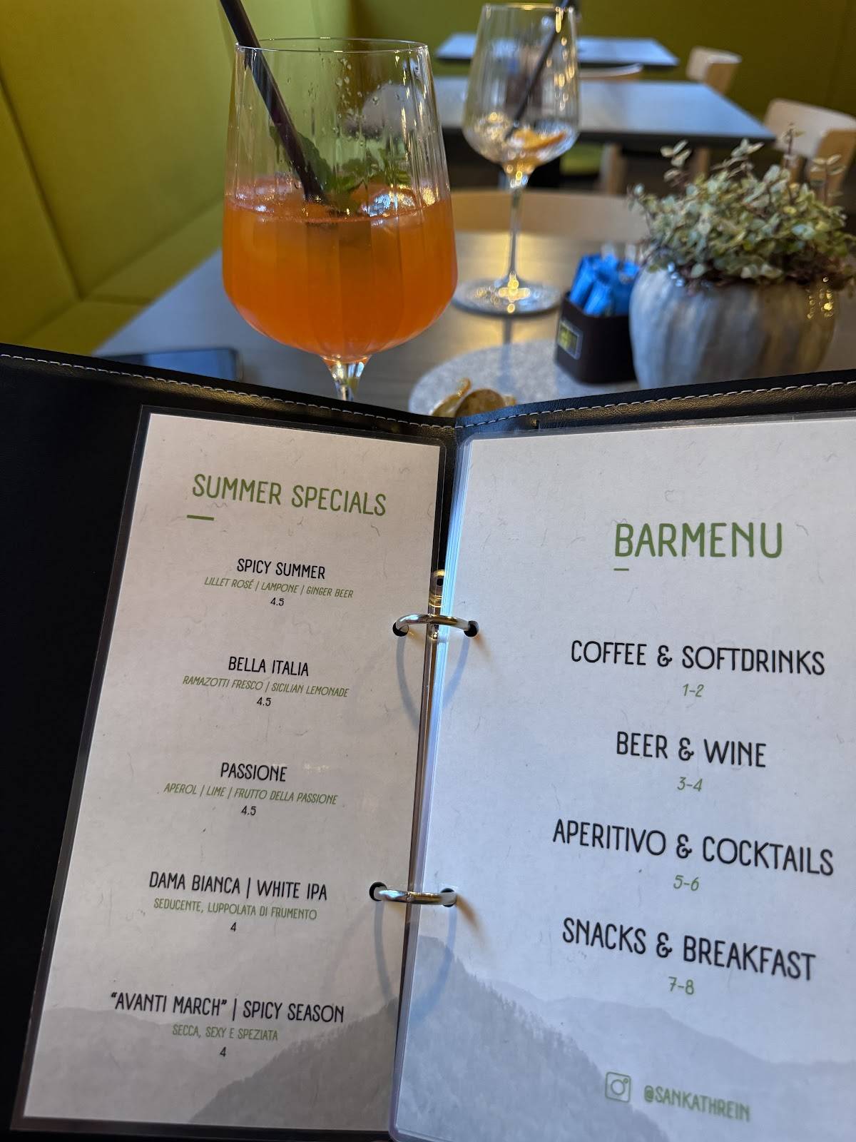 Speisekarte von Bar SanKathrein, Katharinaberg