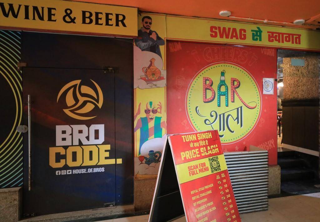 Menu at BarShala, New Delhi, 23 A