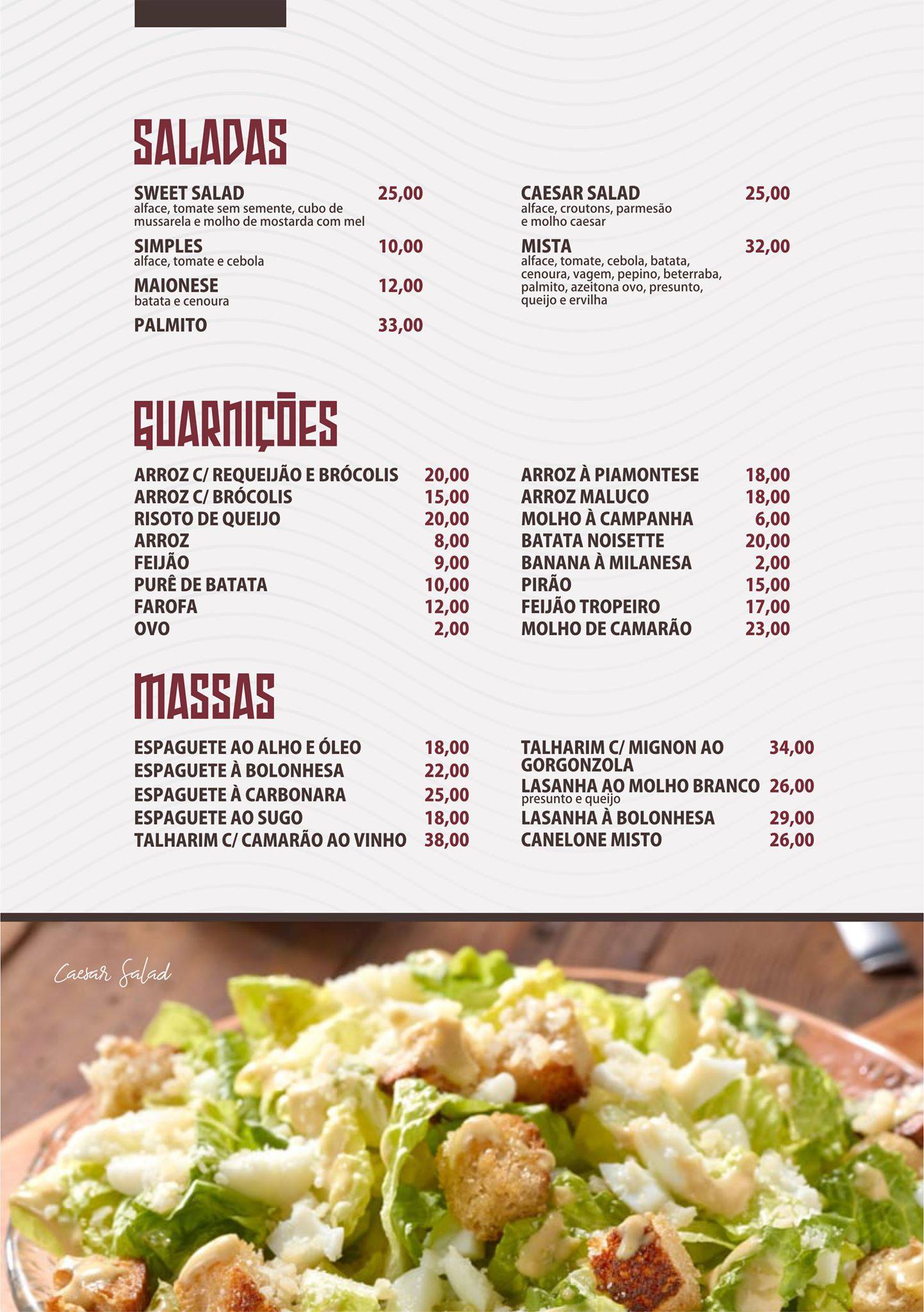 Menu em Xalé Grill restaurante, Barra do Piraí, Rodovia BR 393