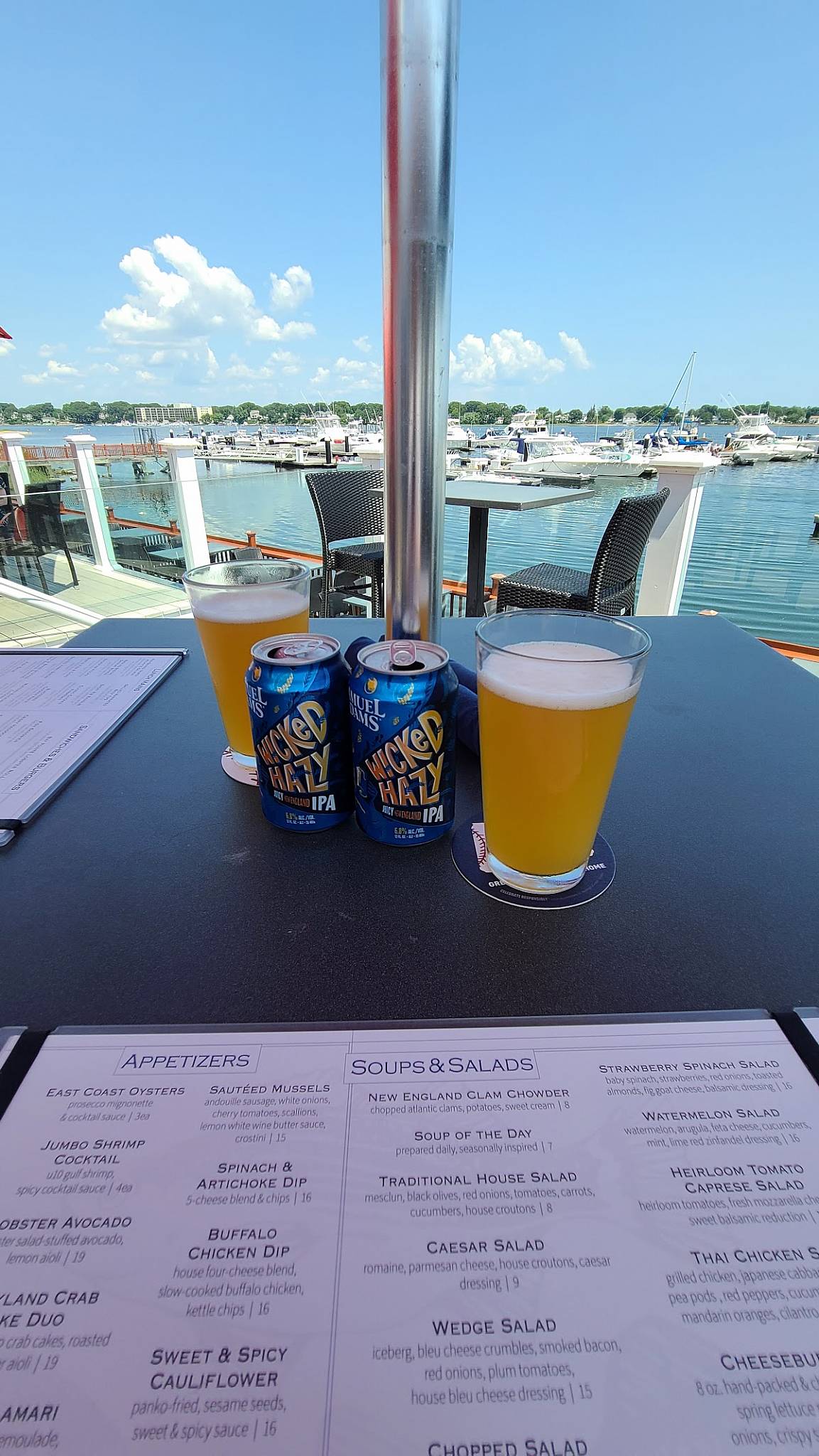 Menu at Bay Pointe Waterfront Restaurant, Quincy